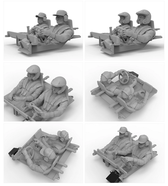 Knight Customs Optic working interior detail set - Modeltune