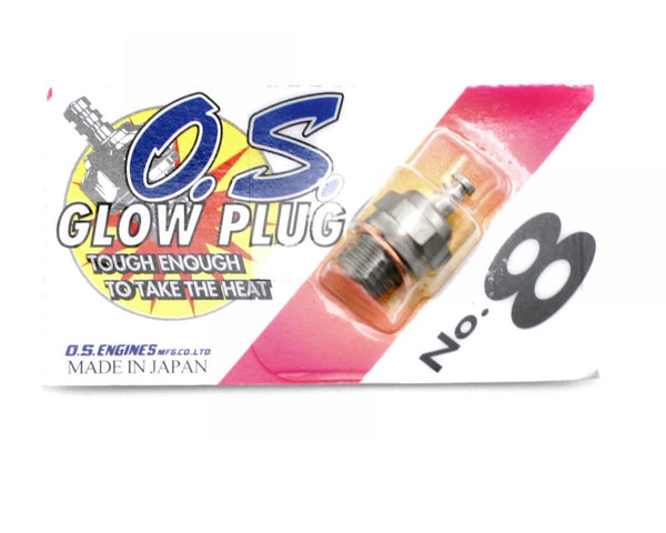 L-OS71608001 O.S. GLOWPLUG NO.8 (MEDIUM) - Modeltune