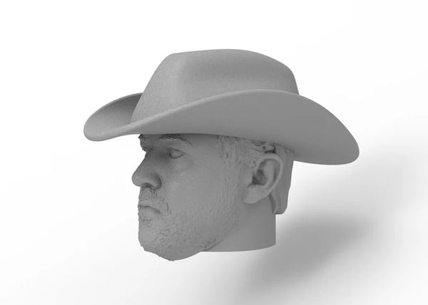 Knight Customs Optic driver head - Josh with cowboy hat - Modeltune