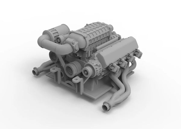 Knight Customs Optic V8 engine & supercharger - Modeltune