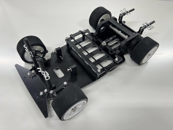 KAMTEC Mini Racer RC Kit Racing Rolling Chassis BLACK GRP - Modeltune