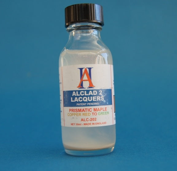 ALCLAD II LACQUER PRISMATIC MAPLE COPPER RED TO GREEN AIRBRUSH PAINT ...