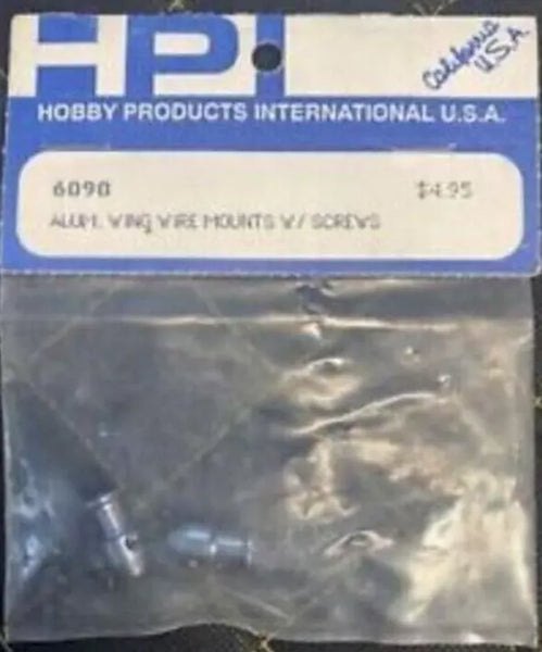 6090 - ALUMINUM WING WIRE MOUNT WITH SCREWS - Modeltune