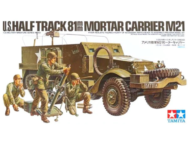 35083 Tamiya U.S. Half Track 81mm Mortar Carrier M21 - Modeltune