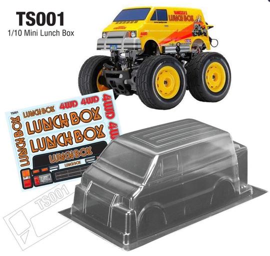 CONTROLFREAKS Mini lunchbox clear body shell - Modeltune