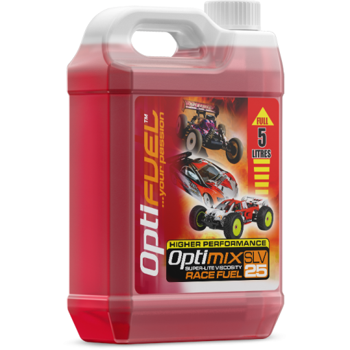 OP2002 Optifuel Optimix Race 25% Nitro Car Fuel 5 Litres - Modeltune