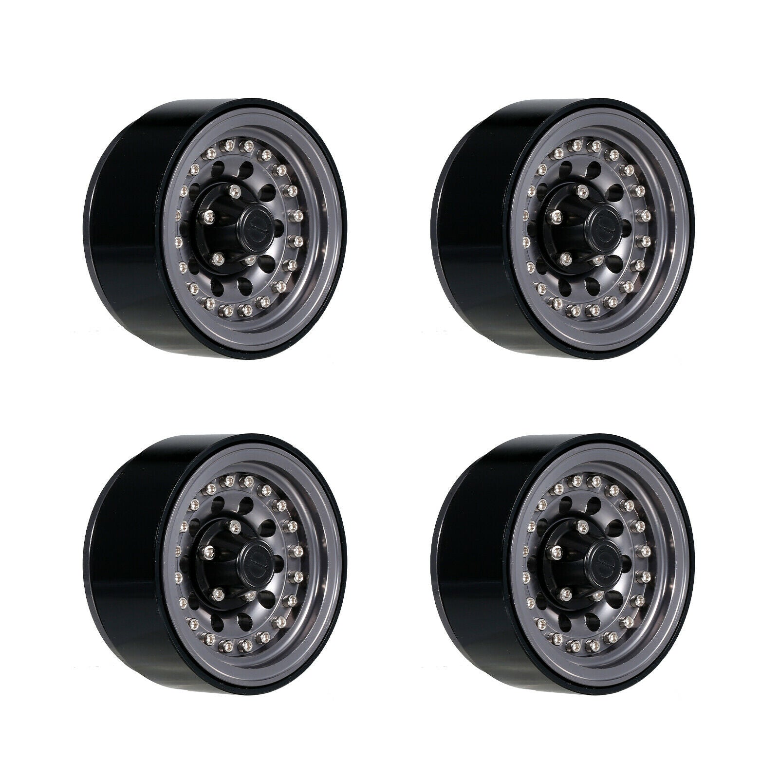 MPB 1.9 Military Style Beadlock Wheels Aluminum (4pcs) - Modeltune